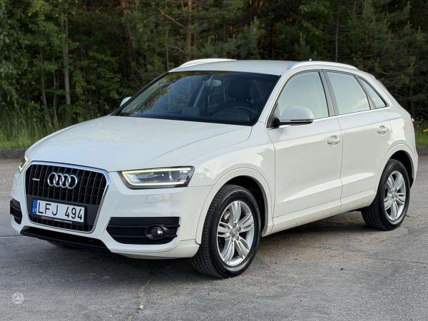 White Audi Q3 2013 in Siauliai, with an engine capacity of 1.97 L and mileage of 316 thousand km for 9200 €, photo 1 on AUTOMOTO.COM.LV
