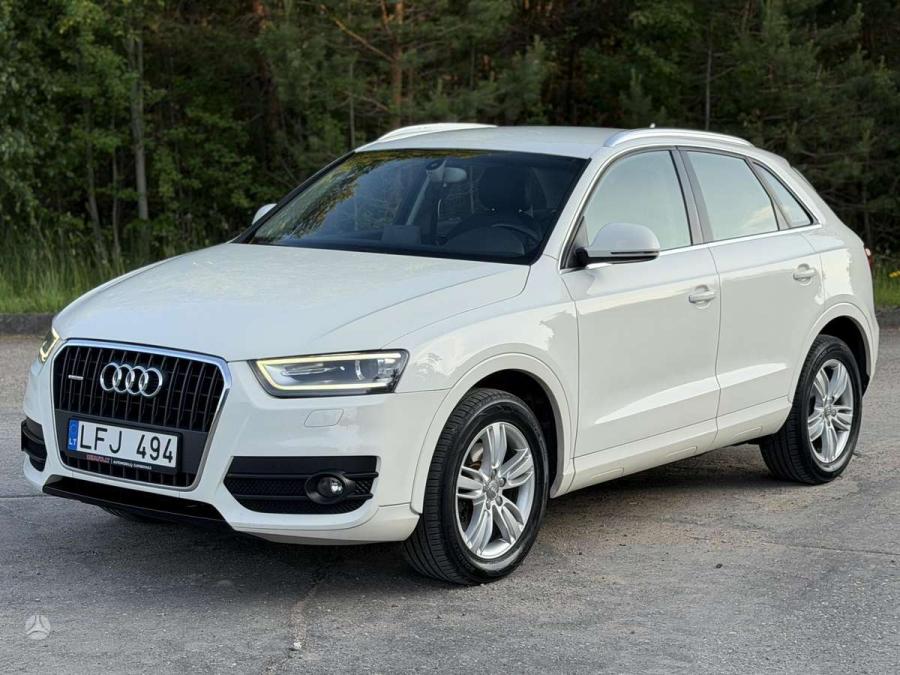 White Audi Q3 2013 in Siauliai, with an engine capacity of 1.97 L and mileage of 316 thousand km for 9200 €, photo 1 on AUTOMOTO.COM.LV