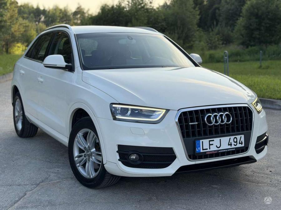 White Audi Q3 2013 in Siauliai, with an engine capacity of 1.97 L and mileage of 316 thousand km for 9200 €, photo 7 on AUTOMOTO.COM.LV