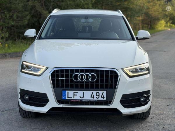 White Audi Q3 2013 in Siauliai, with an engine capacity of 1.97 L and mileage of 316 thousand km for 9200 €, photo 7 on AUTOMOTO.COM.LV