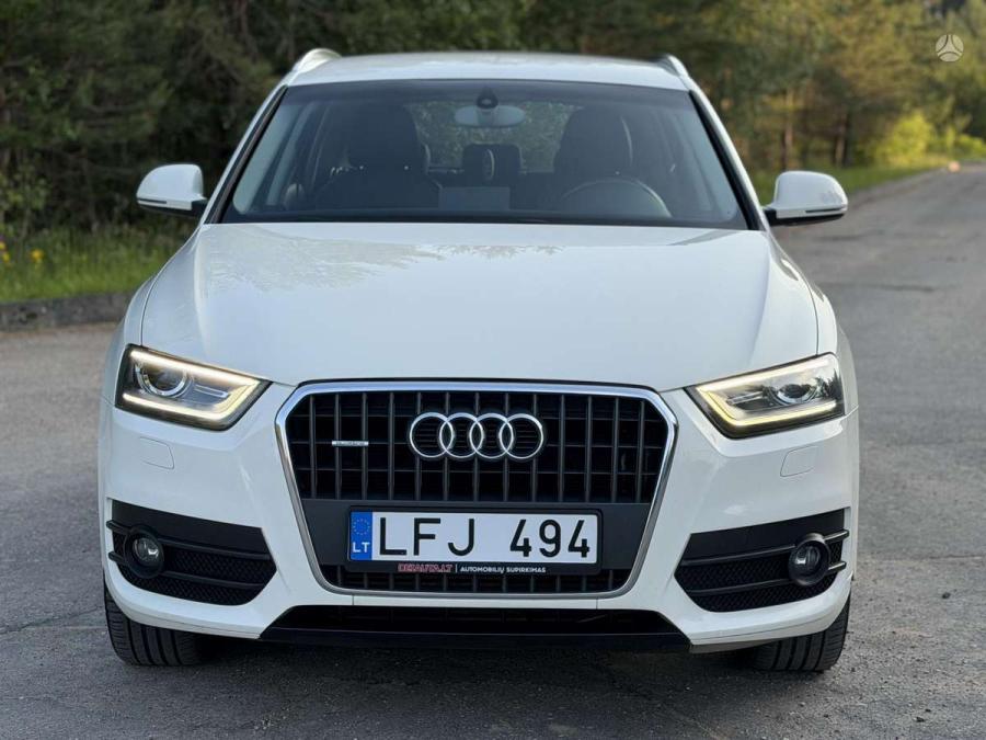 White Audi Q3 2013 in Siauliai, with an engine capacity of 1.97 L and mileage of 316 thousand km for 9200 €, photo 8 on AUTOMOTO.COM.LV