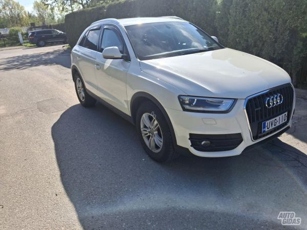 Balts Audi Q3 2013 Mažeikiai, ar dzinēja tilpumu 2.00 L un nobraukumu 346 tūkst. km par 11500 €, foto 1 vietnē AUTOMOTO.COM.LV