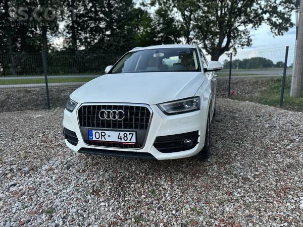 White Audi Q3 2013 in Cesis, with an engine capacity of 2.00 L and mileage of 0 thousand km for 9200 €, photo 1 on AUTOMOTO.COM.LV