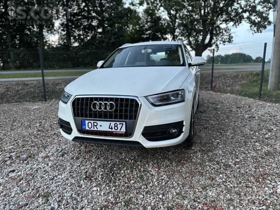 Balts Audi Q3 2013 Cēsis, ar dzinēja tilpumu 2.00 L un nobraukumu 0 tūkst. km par 9200 €, foto 1 vietnē AUTOMOTO.COM.LV