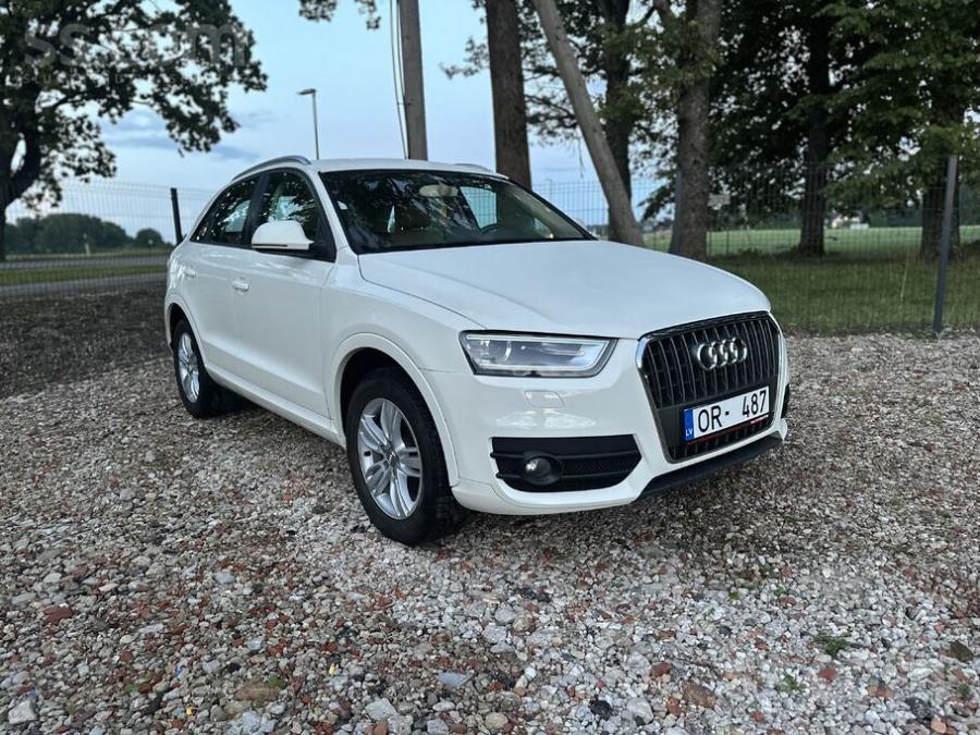 Balts Audi Q3 2013 Cēsis, ar dzinēja tilpumu 2.00 L un nobraukumu 0 tūkst. km par 9200 €, foto 3 vietnē AUTOMOTO.COM.LV