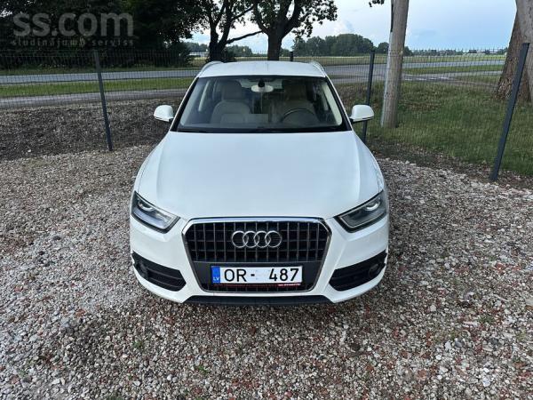 White Audi Q3 2013 in Cesis, with an engine capacity of 2.00 L and mileage of 0 thousand km for 9200 €, photo 4 on AUTOMOTO.COM.LV