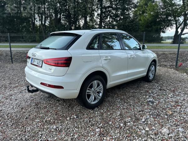 White Audi Q3 2013 in Cesis, with an engine capacity of 2.00 L and mileage of 0 thousand km for 9200 €, photo 6 on AUTOMOTO.COM.LV