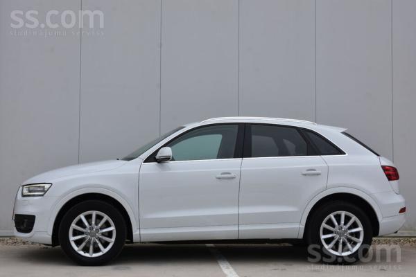White Audi Q3 2013 in Riga, with an engine capacity of 2.00 L and mileage of 209 thousand km for 10950 €, photo 3 on AUTOMOTO.COM.LV
