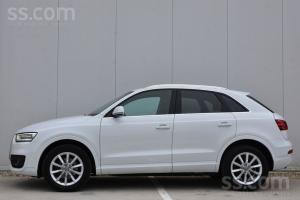 White Audi Q3 2013 in Riga, with an engine capacity of 2.00 L and mileage of 209 thousand km for 10950 €, photo 3 on AUTOMOTO.COM.LV