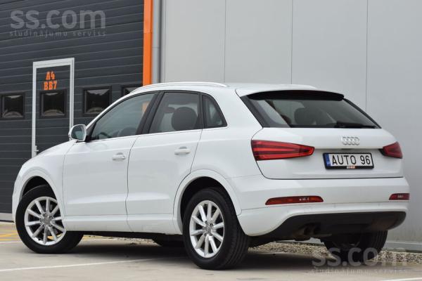 White Audi Q3 2013 in Riga, with an engine capacity of 2.00 L and mileage of 209 thousand km for 10950 €, photo 4 on AUTOMOTO.COM.LV
