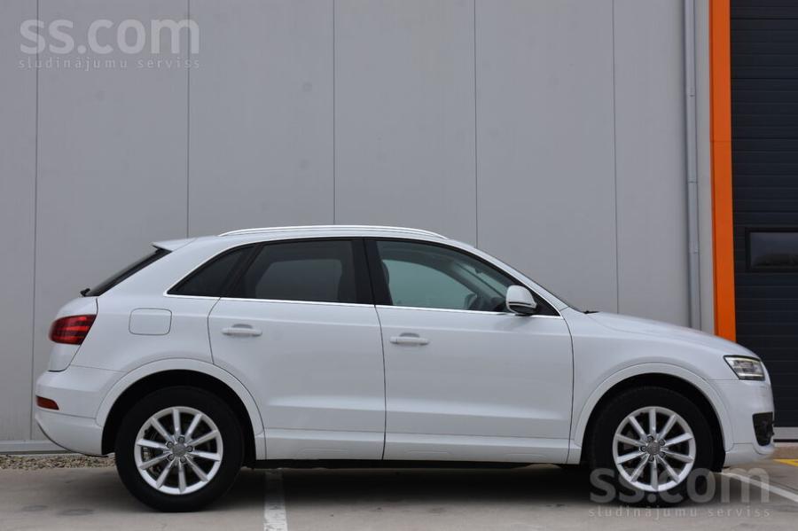 White Audi Q3 2013 in Riga, with an engine capacity of 2.00 L and mileage of 209 thousand km for 10950 €, photo 6 on AUTOMOTO.COM.LV