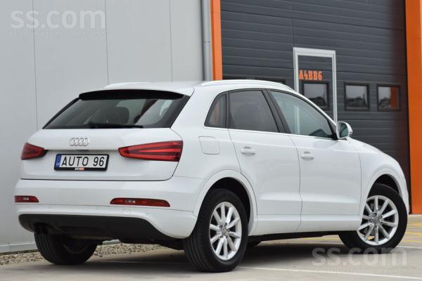 White Audi Q3 2013 in Riga, with an engine capacity of 2.00 L and mileage of 209 thousand km for 10950 €, photo 7 on AUTOMOTO.COM.LV