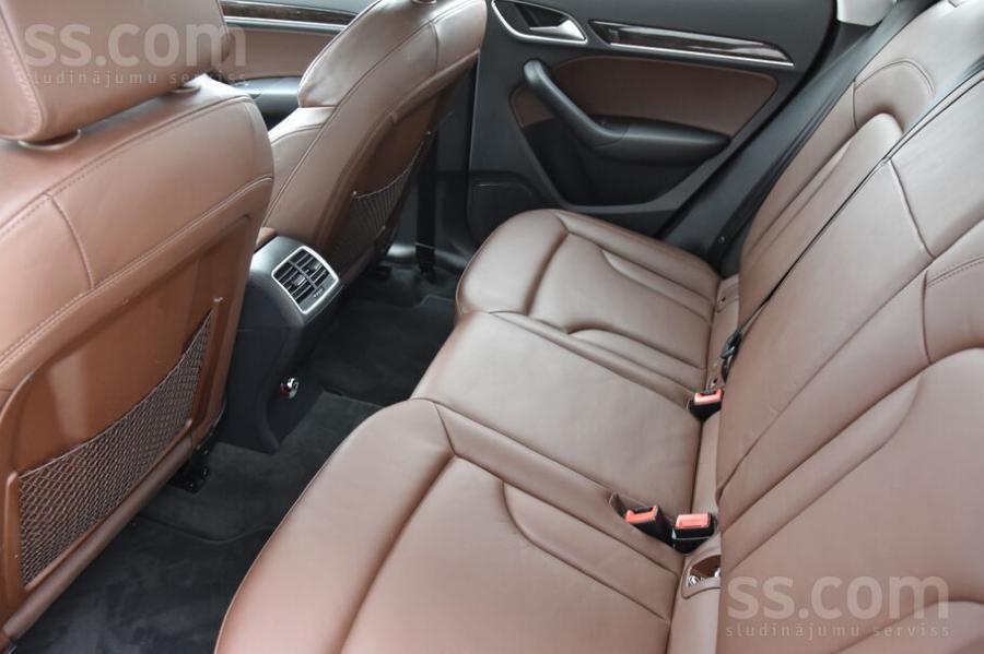 White Audi Q3 2013 in Riga, with an engine capacity of 2.00 L and mileage of 209 thousand km for 10950 €, photo 12 on AUTOMOTO.COM.LV