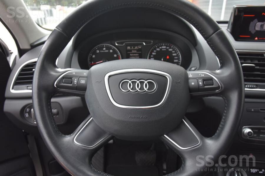 White Audi Q3 2013 in Riga, with an engine capacity of 2.00 L and mileage of 209 thousand km for 10950 €, photo 16 on AUTOMOTO.COM.LV