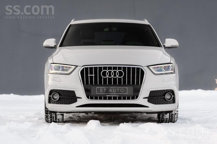 White Audi Q3 2014 in Jelgava, with an engine capacity of 2.00 L and mileage of 228 thousand km for 12000 €, photo 2 on AUTOMOTO.COM.LV