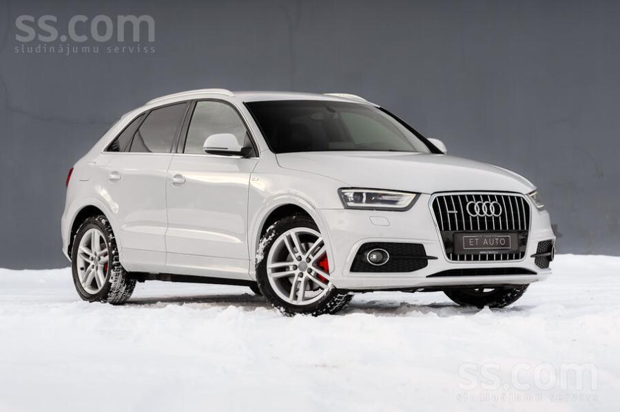White Audi Q3 2014 in Jelgava, with an engine capacity of 2.00 L and mileage of 228 thousand km for 12000 €, photo 3 on AUTOMOTO.COM.LV