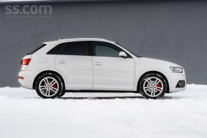 White Audi Q3 2014 in Jelgava, with an engine capacity of 2.00 L and mileage of 228 thousand km for 12000 €, photo 4 on AUTOMOTO.COM.LV