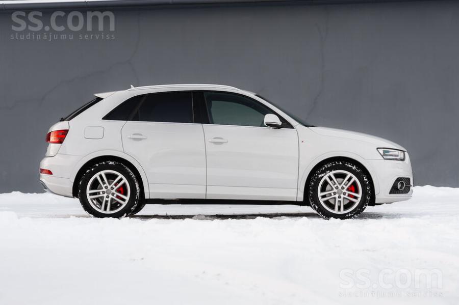 White Audi Q3 2014 in Jelgava, with an engine capacity of 2.00 L and mileage of 228 thousand km for 12000 €, photo 4 on AUTOMOTO.COM.LV