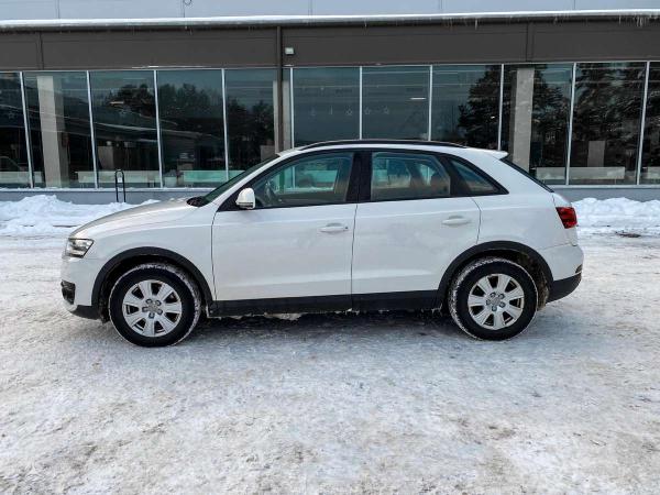 White Audi Q3 2014 in Nemencine, with an engine capacity of 1.97 L and mileage of 330 thousand km for 8200 €, photo 4 on AUTOMOTO.COM.LV