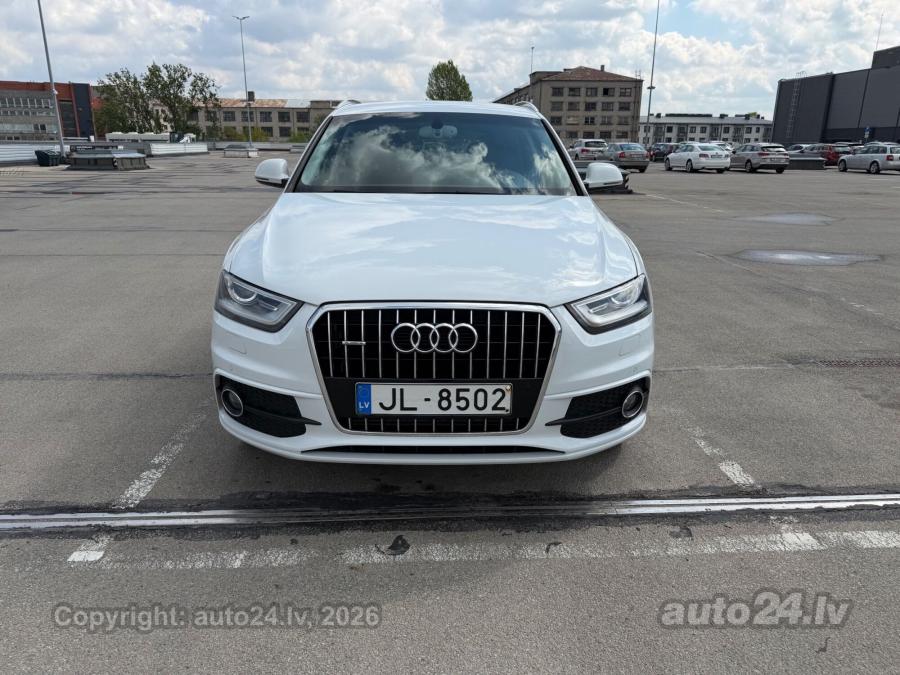 White Audi Q3 2014 in Riga, with an engine capacity of 0.00 L and mileage of 174 thousand km for 13490 €, photo 1 on AUTOMOTO.COM.LV