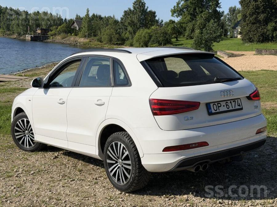 White Audi Q3 2014 in Aizkraukle, with an engine capacity of 2.00 L and mileage of 212 thousand km for 10870 €, photo 15 on AUTOMOTO.COM.LV