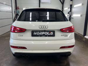 White Audi Q3 2014 in Vilnius, with an engine capacity of 1.97 L and mileage of 185 thousand km for 11979 €, photo 5 on AUTOMOTO.COM.LV