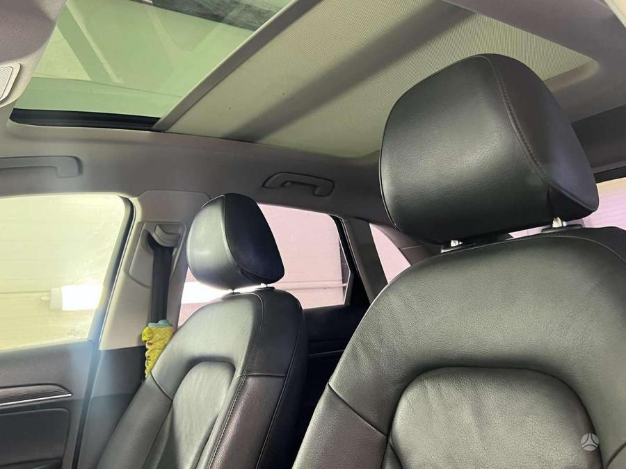 White Audi Q3 2014 in Vilnius, with an engine capacity of 1.97 L and mileage of 185 thousand km for 11979 €, photo 12 on AUTOMOTO.COM.LV