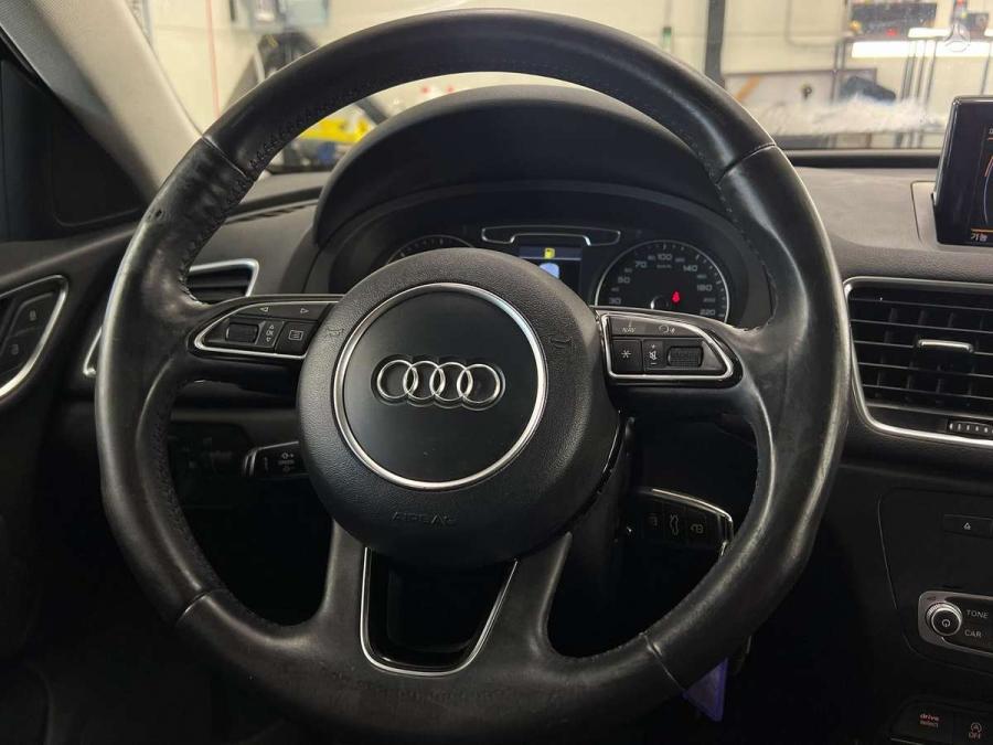 White Audi Q3 2014 in Vilnius, with an engine capacity of 1.97 L and mileage of 185 thousand km for 11979 €, photo 20 on AUTOMOTO.COM.LV