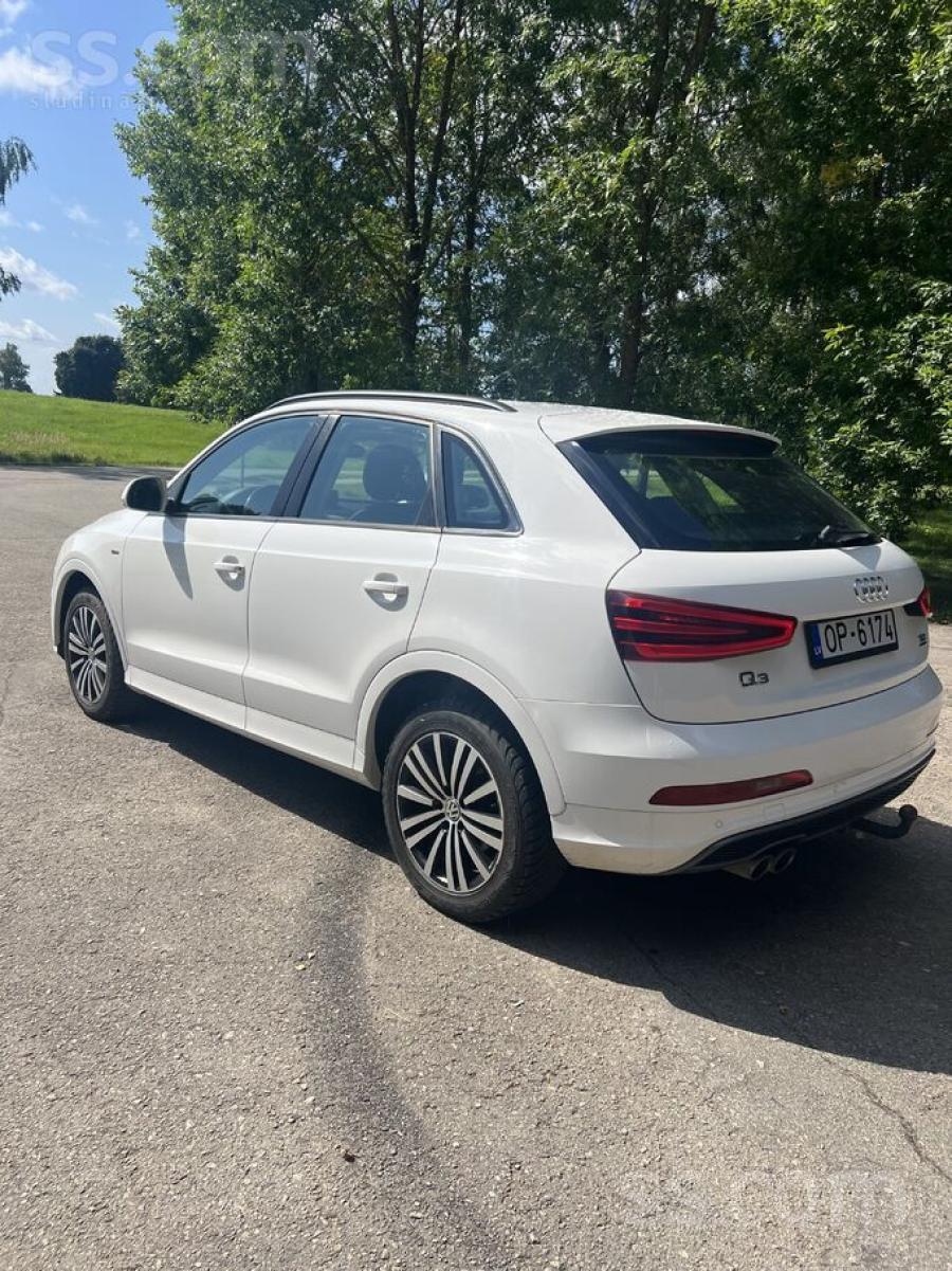 Balts Audi Q3 2014 Aizkraukle, ar dzinēja tilpumu 2.00 L un nobraukumu 221 tūkst. km par 10870 €, foto 4 vietnē AUTOMOTO.COM.LV
