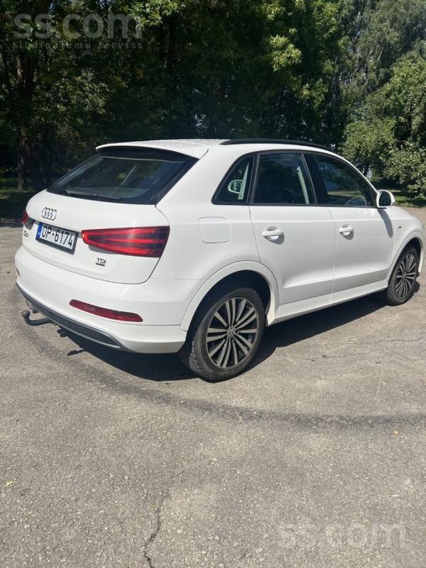White Audi Q3 2014 in Aizkraukle, with an engine capacity of 2.00 L and mileage of 221 thousand km for 10870 €, photo 7 on AUTOMOTO.COM.LV