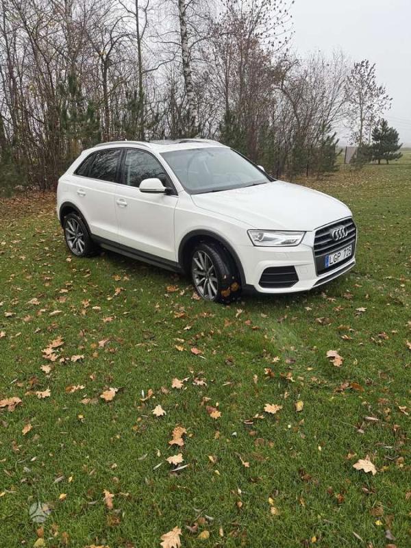 White Audi Q3 2015 in Kaunas, with an engine capacity of 1.97 L and mileage of 286 thousand km for 12500 €, photo 6 on AUTOMOTO.COM.LV