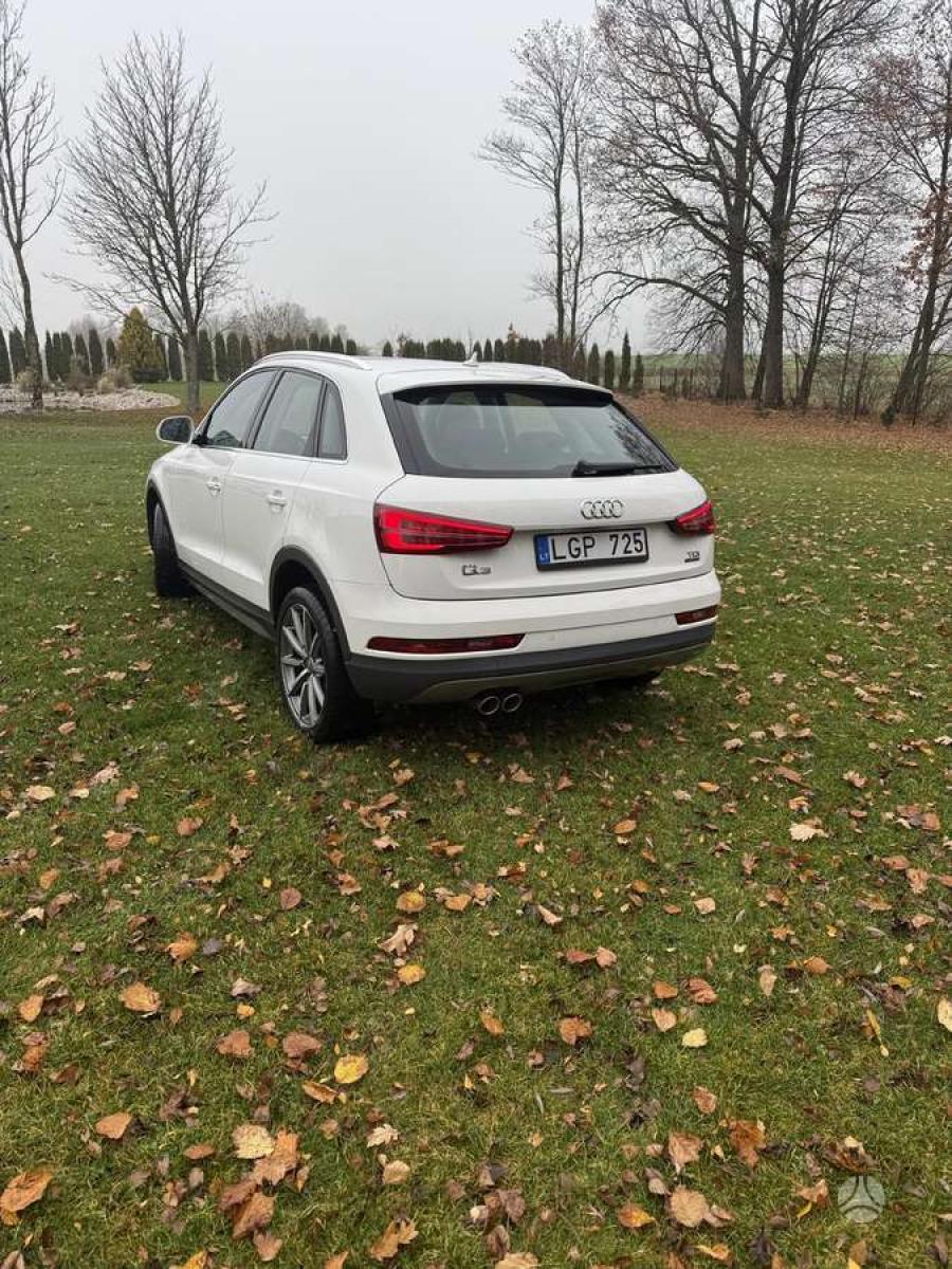 Balts Audi Q3 2015 Kauņa, ar dzinēja tilpumu 1.97 L un nobraukumu 286 tūkst. km par 12500 €, foto 7 vietnē AUTOMOTO.COM.LV