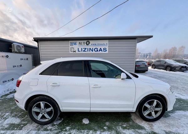 White Audi Q3 2015 in Panevezys, with an engine capacity of 1.98 L and mileage of 187 thousand km for 10500 €, photo 5 on AUTOMOTO.COM.LV