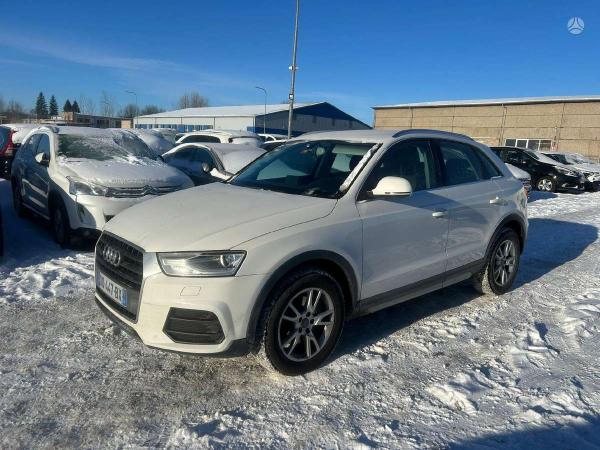 Balts Audi Q3 2015 Tauragė, ar dzinēja tilpumu 1.97 L un nobraukumu 153 tūkst. km par 13600 €, foto 1 vietnē AUTOMOTO.COM.LV