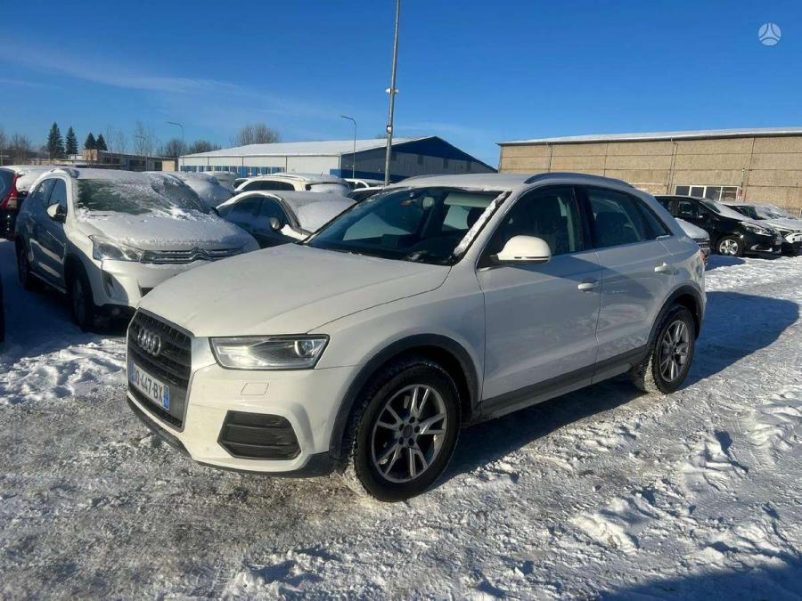 White Audi Q3 2015 in Taurage, with an engine capacity of 1.97 L and mileage of 153 thousand km for 13600 €, photo 1 on AUTOMOTO.COM.LV