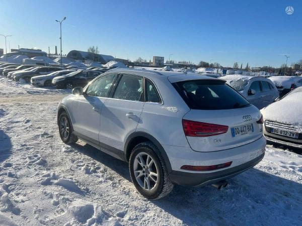 White Audi Q3 2015 in Taurage, with an engine capacity of 1.97 L and mileage of 153 thousand km for 13600 €, photo 3 on AUTOMOTO.COM.LV