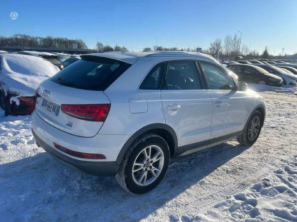 White Audi Q3 2015 in Taurage, with an engine capacity of 1.97 L and mileage of 153 thousand km for 13600 €, photo 4 on AUTOMOTO.COM.LV