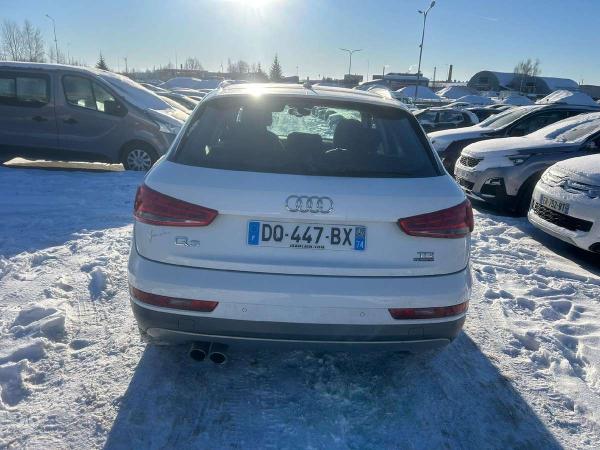 White Audi Q3 2015 in Taurage, with an engine capacity of 1.97 L and mileage of 153 thousand km for 13600 €, photo 5 on AUTOMOTO.COM.LV