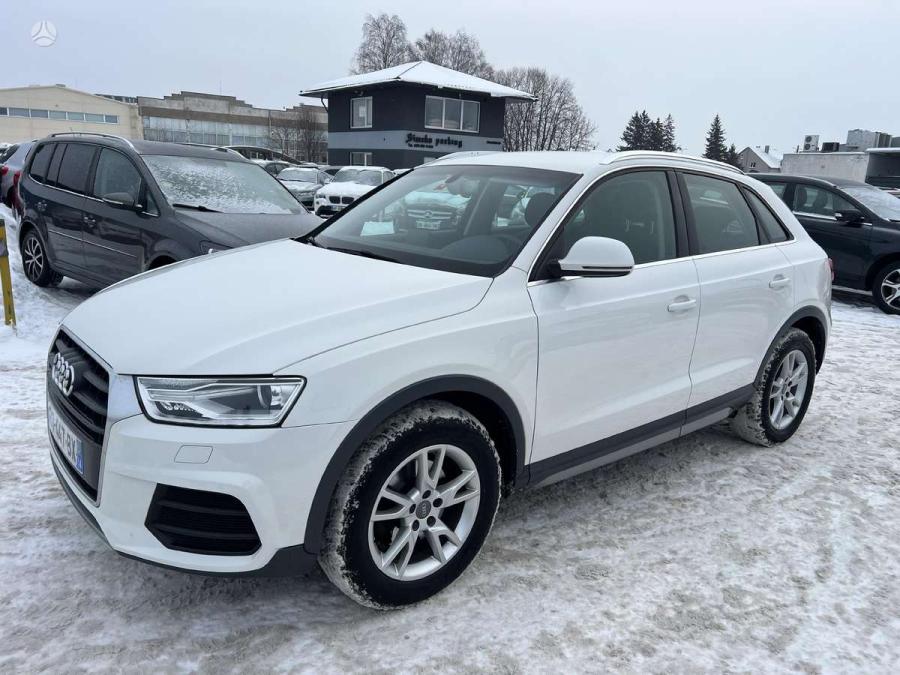 White Audi Q3 2015 in Taurage, with an engine capacity of 1.97 L and mileage of 153 thousand km for 13500 €, photo 2 on AUTOMOTO.COM.LV