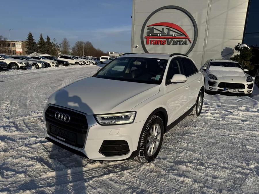 White Audi Q3 2015 in Telschi, with an engine capacity of 1.97 L and mileage of 253 thousand km for 10500 €, photo 2 on AUTOMOTO.COM.LV
