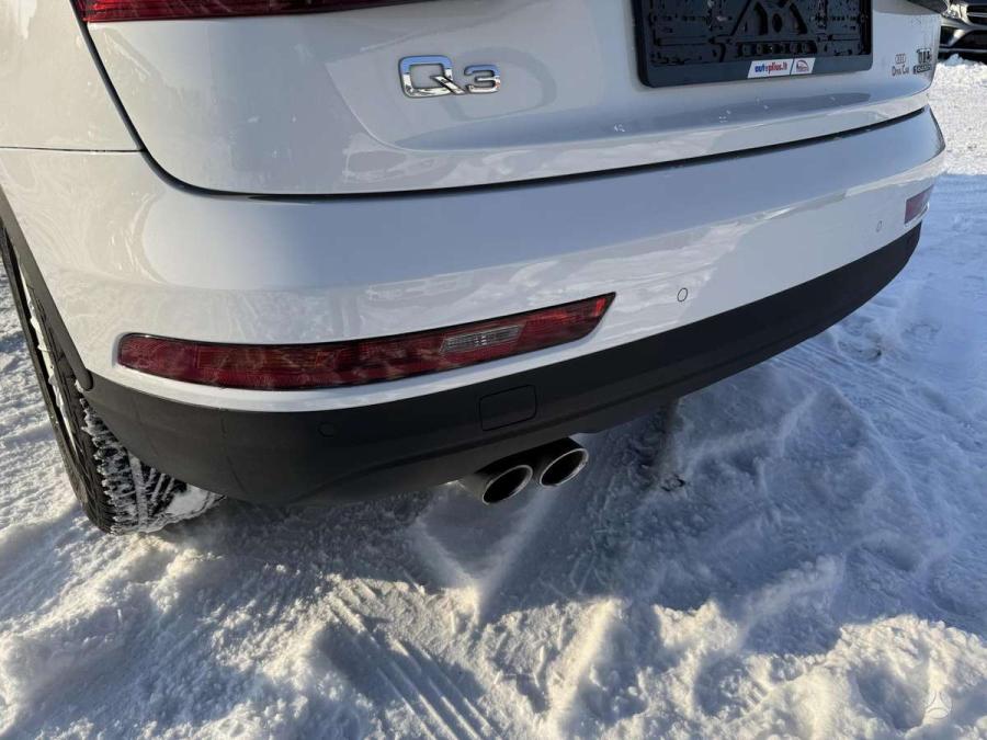 White Audi Q3 2015 in Telschi, with an engine capacity of 1.97 L and mileage of 253 thousand km for 10500 €, photo 13 on AUTOMOTO.COM.LV