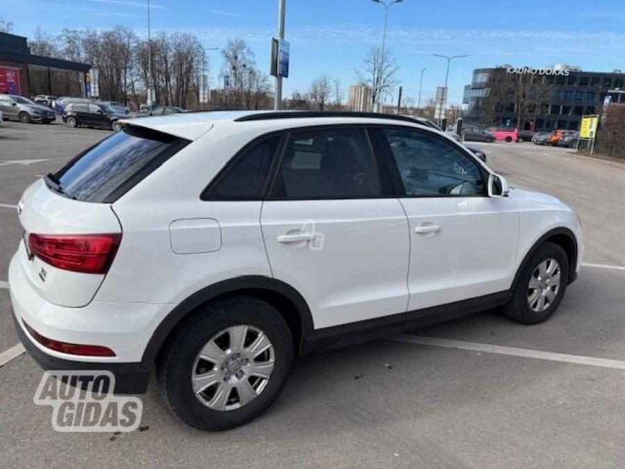 White Audi Q3 2015 in Kaunas, with an engine capacity of 2.00 L and mileage of 183 thousand km for 11900 €, photo 2 on AUTOMOTO.COM.LV