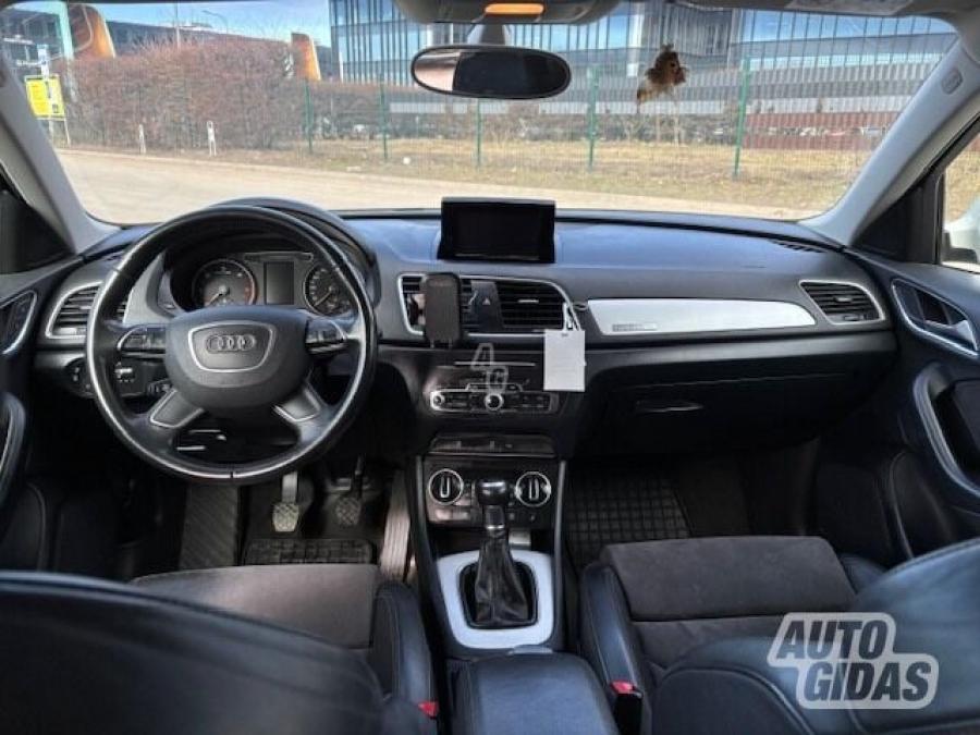 White Audi Q3 2015 in Kaunas, with an engine capacity of 2.00 L and mileage of 183 thousand km for 11900 €, photo 5 on AUTOMOTO.COM.LV
