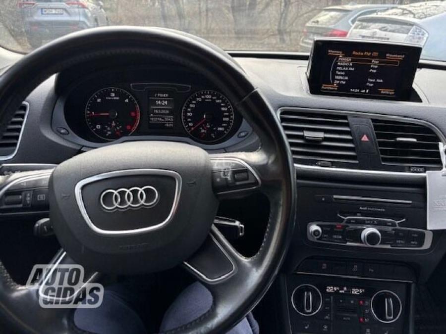 White Audi Q3 2015 in Kaunas, with an engine capacity of 2.00 L and mileage of 183 thousand km for 11900 €, photo 6 on AUTOMOTO.COM.LV