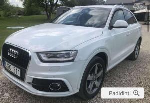 White Audi Q3 2015 in Kaunas, with an engine capacity of 2.00 L and mileage of 187 thousand km for 12000 €, photo  on AUTOMOTO.COM.LV