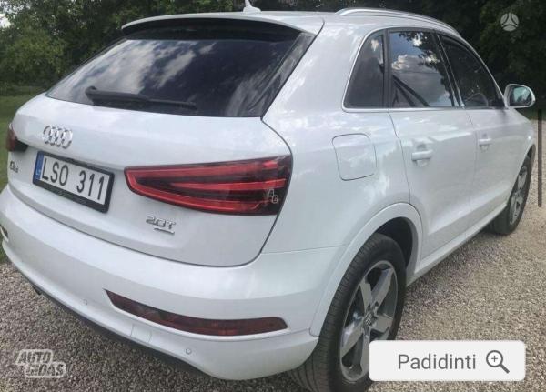 White Audi Q3 2015 in Kaunas, with an engine capacity of 2.00 L and mileage of 187 thousand km for 12000 €, photo 2 on AUTOMOTO.COM.LV