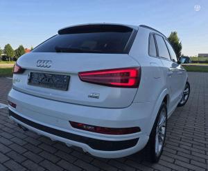 White Audi Q3 2015 in Panevezys, with an engine capacity of 1.97 L and mileage of 196 thousand km for 13250 €, photo 3 on AUTOMOTO.COM.LV