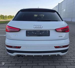 White Audi Q3 2015 in Panevezys, with an engine capacity of 1.97 L and mileage of 196 thousand km for 13250 €, photo 6 on AUTOMOTO.COM.LV