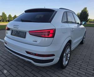 White Audi Q3 2015 in Panevezys, with an engine capacity of 1.97 L and mileage of 196 thousand km for 13250 €, photo 7 on AUTOMOTO.COM.LV
