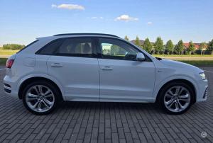 White Audi Q3 2015 in Panevezys, with an engine capacity of 1.97 L and mileage of 196 thousand km for 13250 €, photo 8 on AUTOMOTO.COM.LV